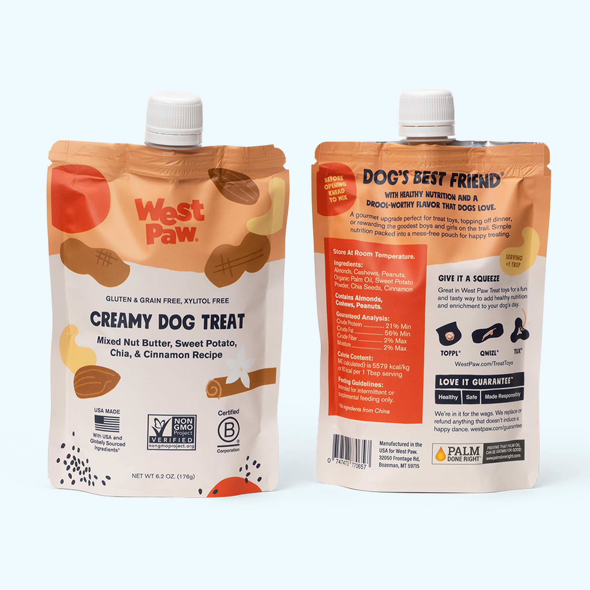 Nut Butter, Sweet Potato, and Chia Seed | West Paw