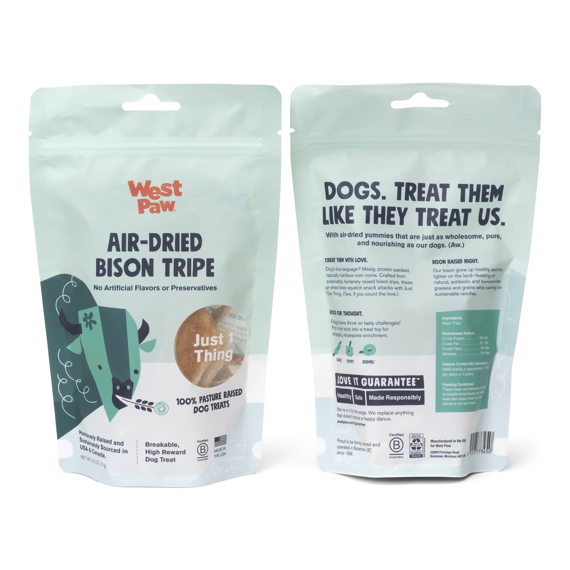 Bison Tripe | Bison Dog Treats | West Paw